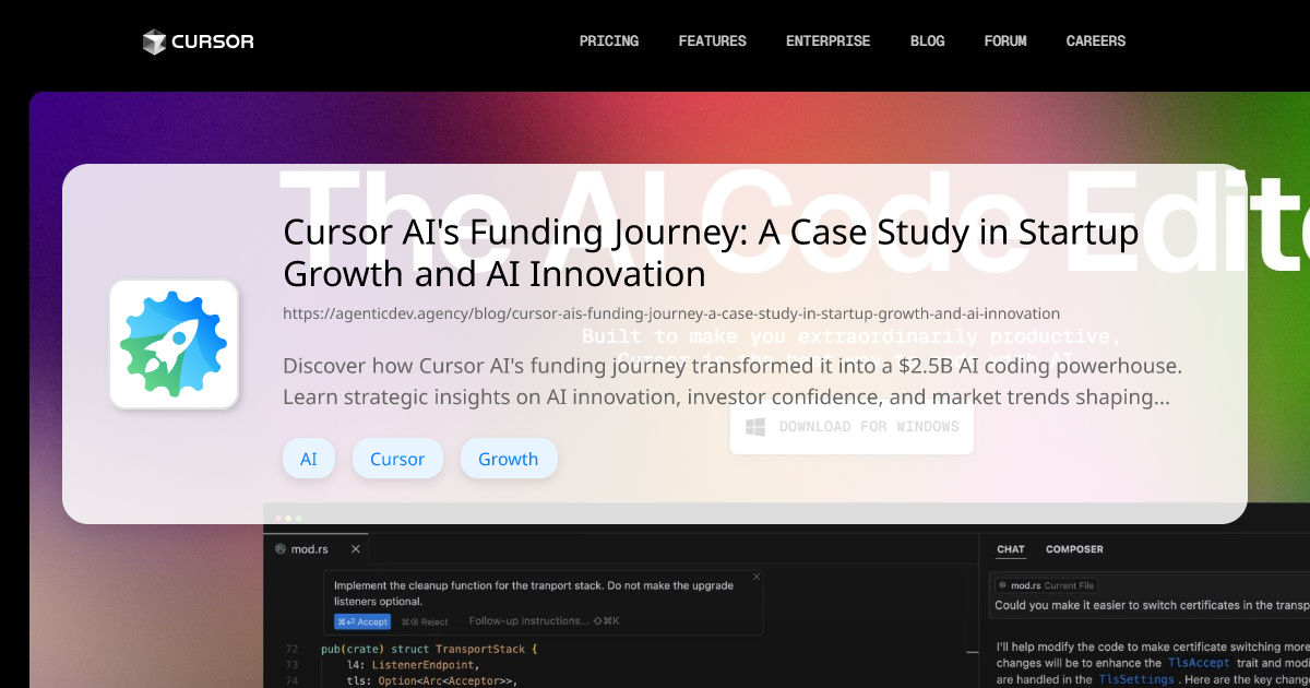 Cursor AI's Funding Journey: A Case Study in Startup Growth and AI Innovation