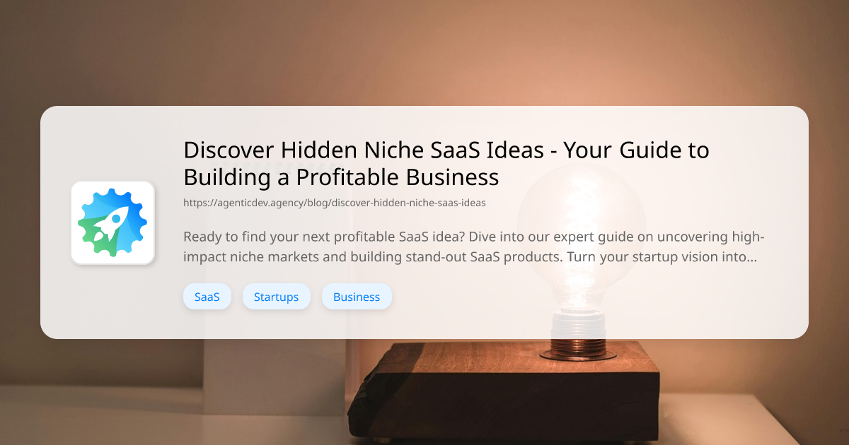 Discover Hidden Niche SaaS Ideas - Your Guide to Building a Profitable ...